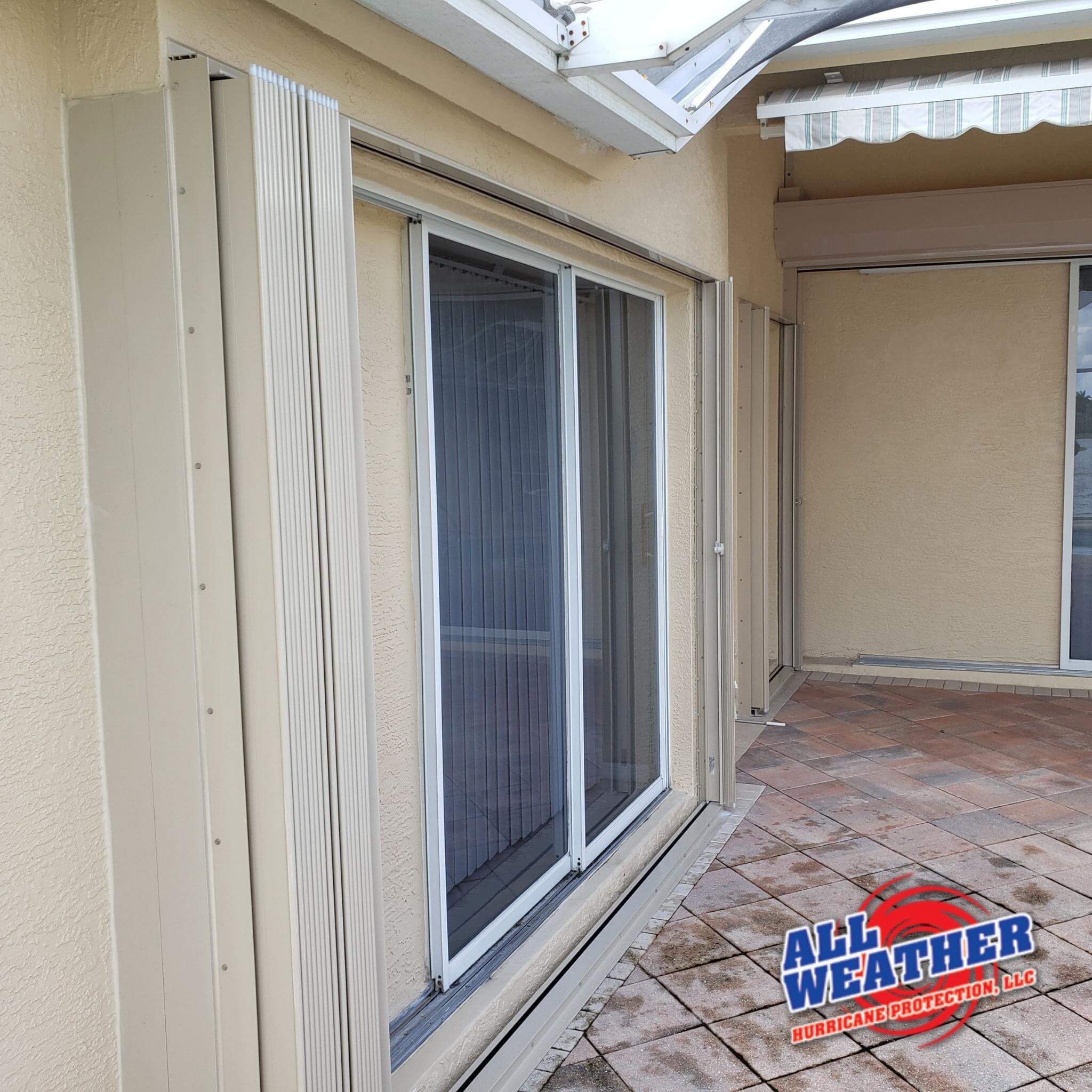 ACCORDION HURRICANE SHUTTERS – All Weather Hurricane Protection LLC.